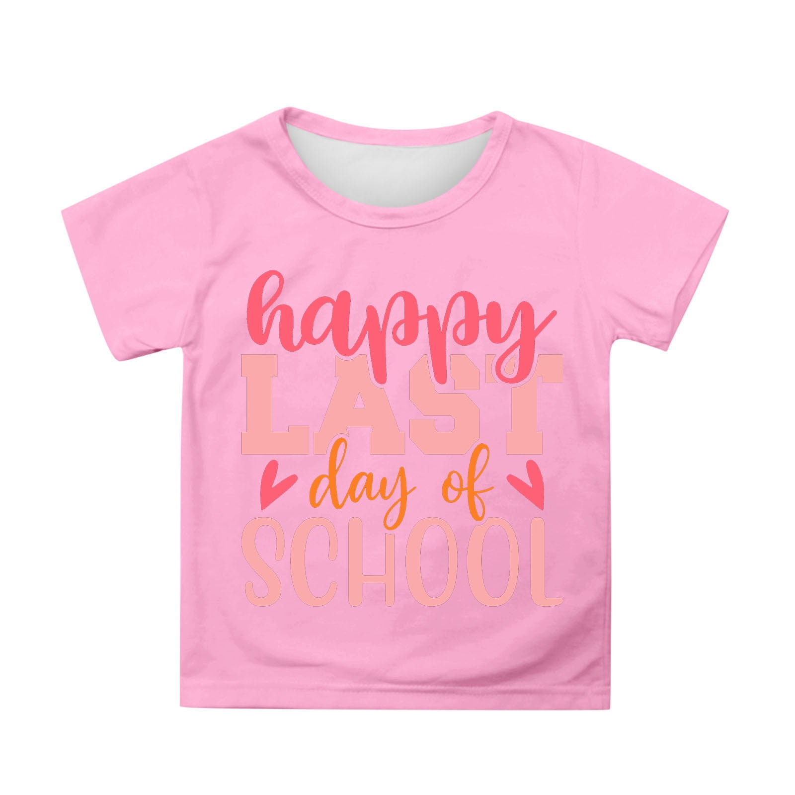 NAFUU Girls Summer T Shirts Kindergarten Graduation Shirt For Girl Last ...