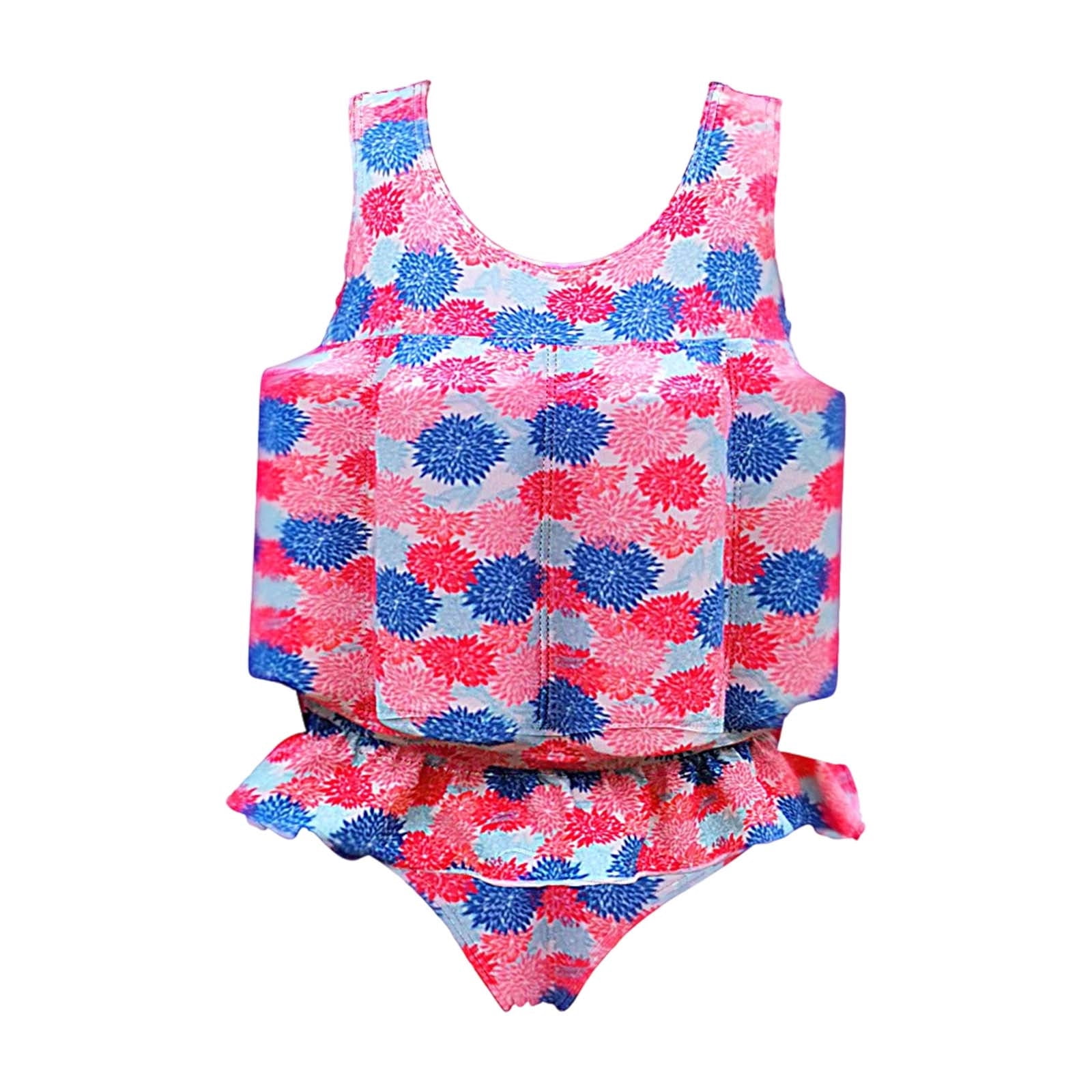 NAFUU Kids Floatation Swimsuit Baby Boy Girls One-Piece Swimsuit Summer ...