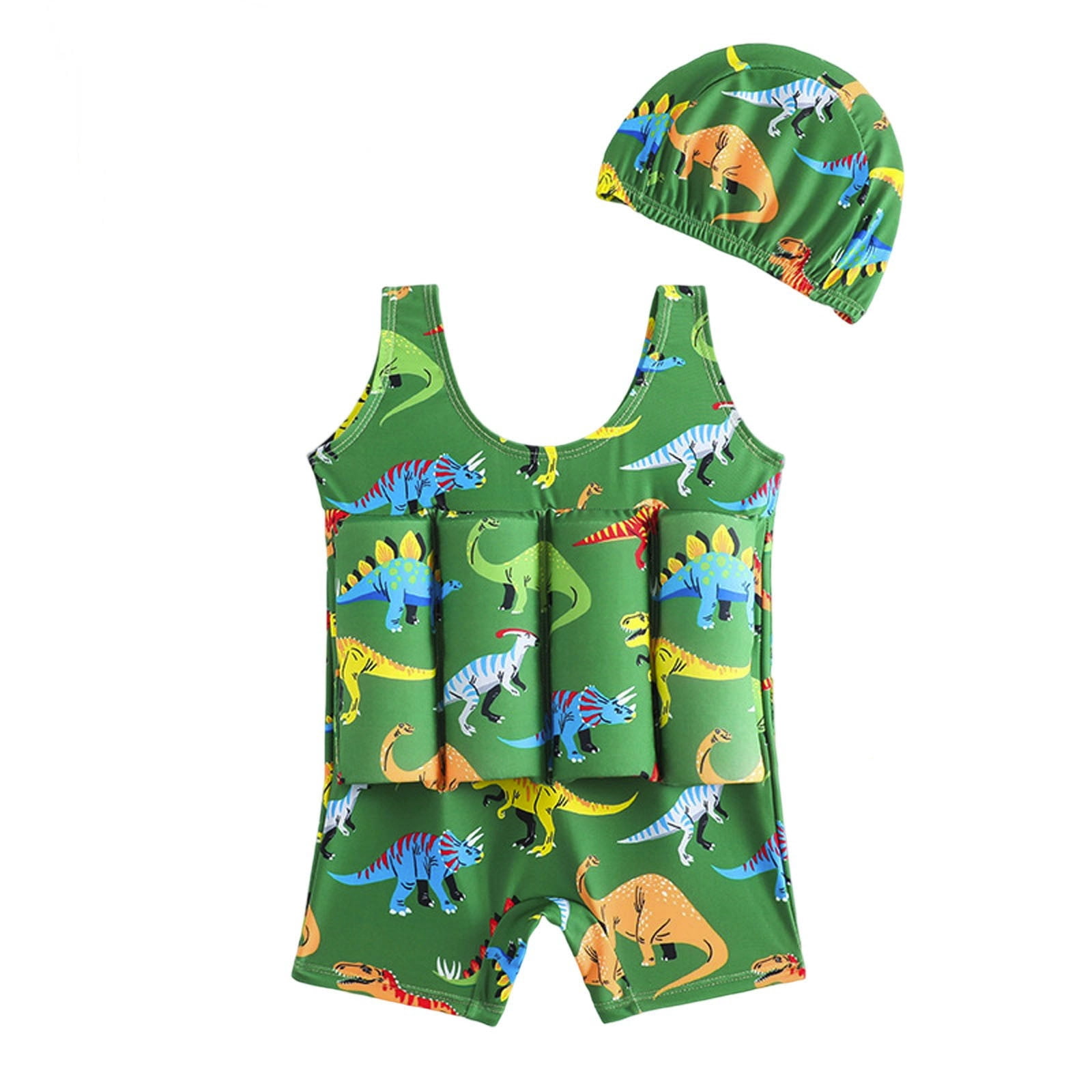 NAFUU Kids Flotation Swimwear Boys Buoyancy Swimsuits cartoon print ...