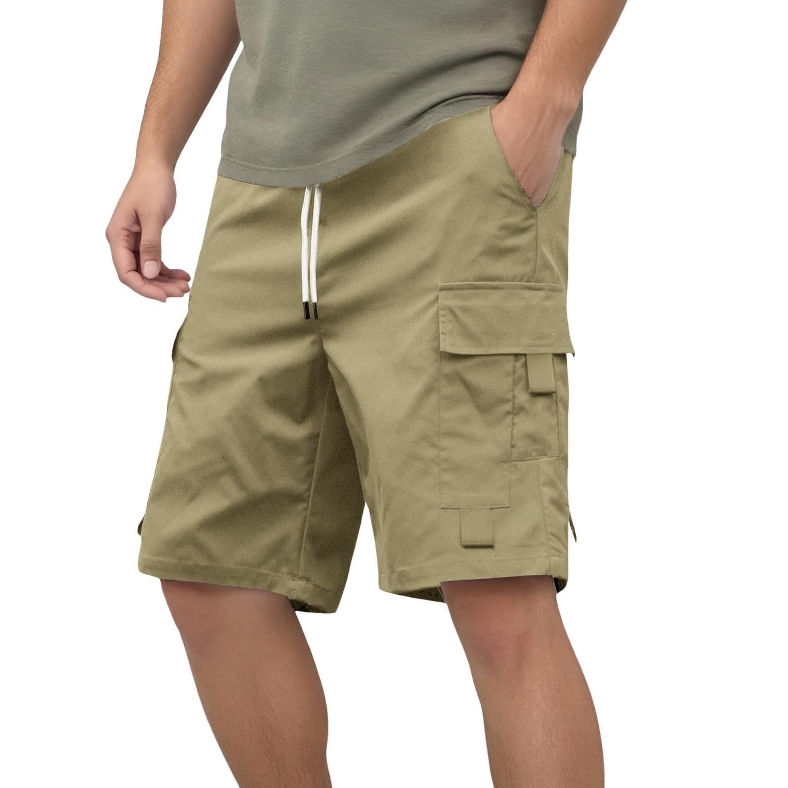 NAFUU Men's Hiking Cargo Shorts Lightweight Outdoor Cargo Shorts For ...