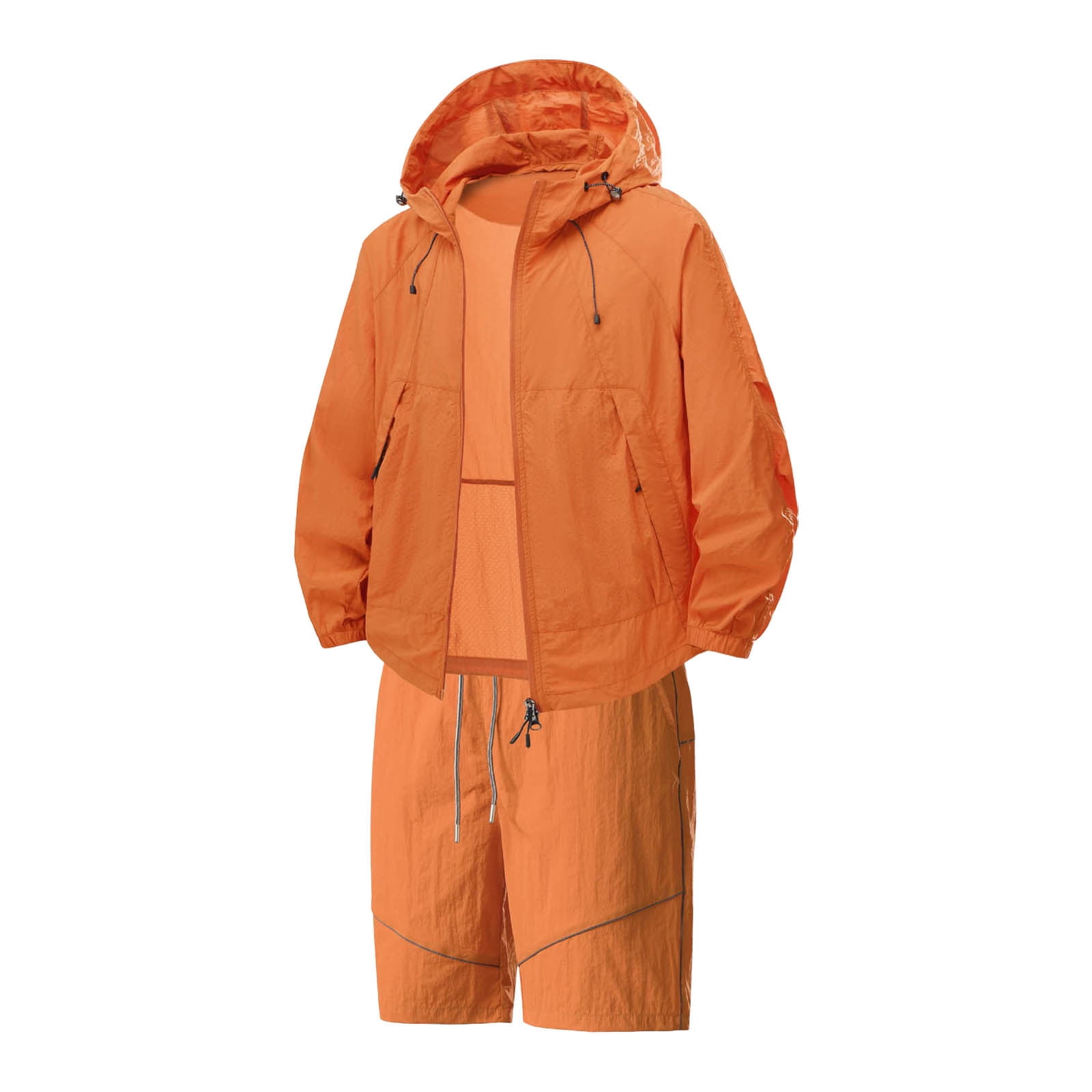 NAFUU Men's Track Suits Summer Sun Protection Tracksuit Sets Loose Rash ...