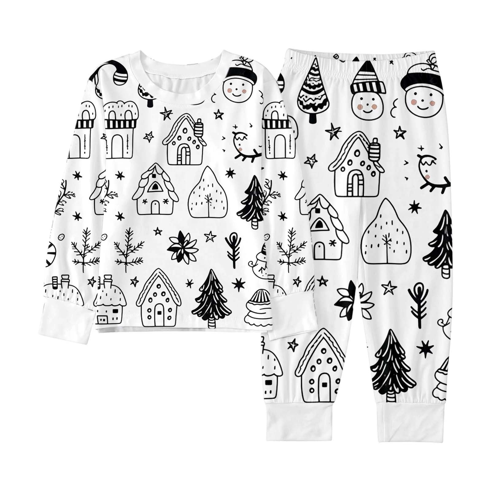 NAFUU Soft Girls Christmas Outfits Colorable Outfits For Kids DIY Hand ...