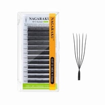 NAGARAKU 2D UU Soft Light Natural U Shape YY Eyelash Extensions Black 0 ...