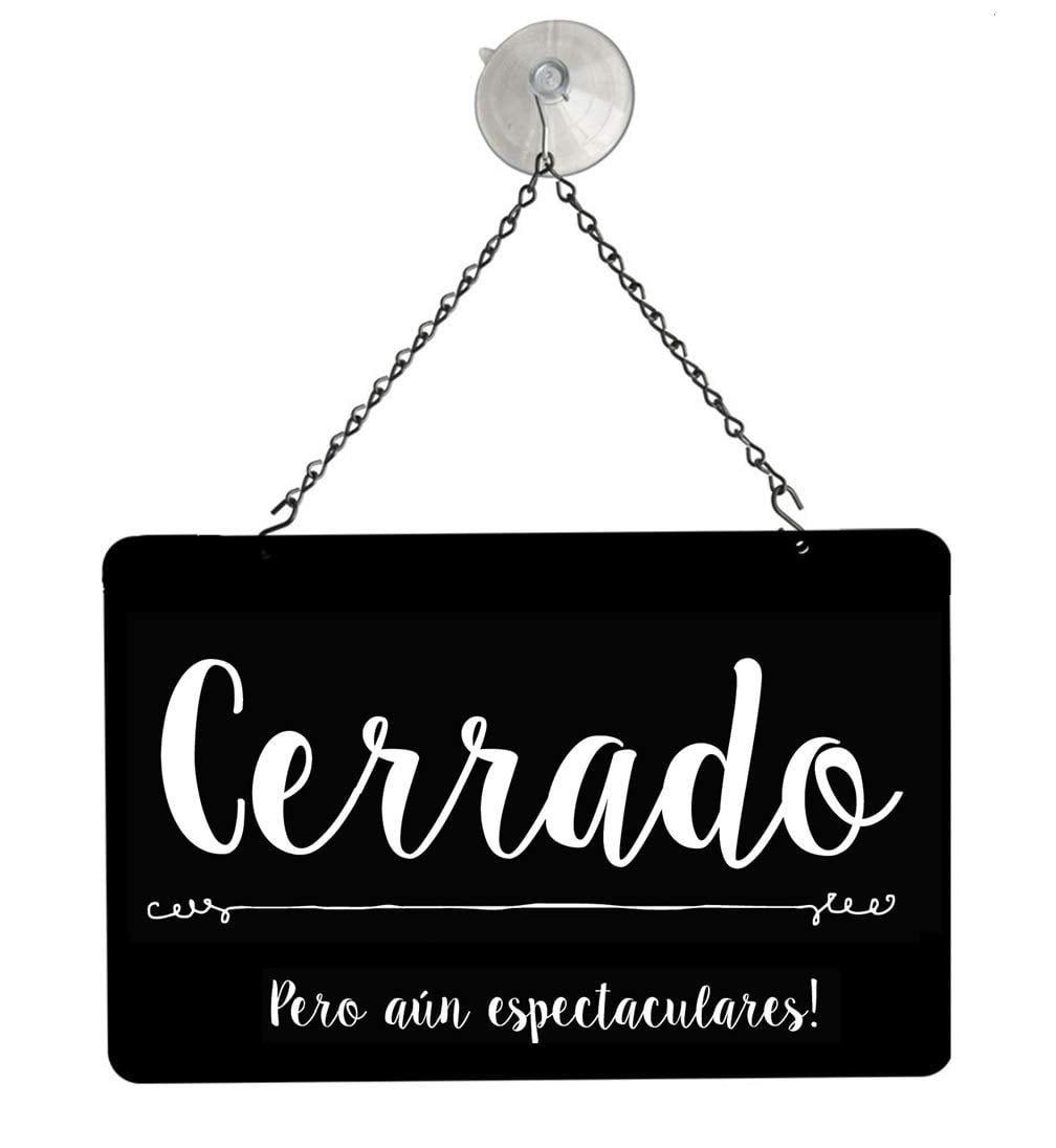 NAHANCO NMSKABSE Spanish Come In We're Awesome Open/Closed Metal ...