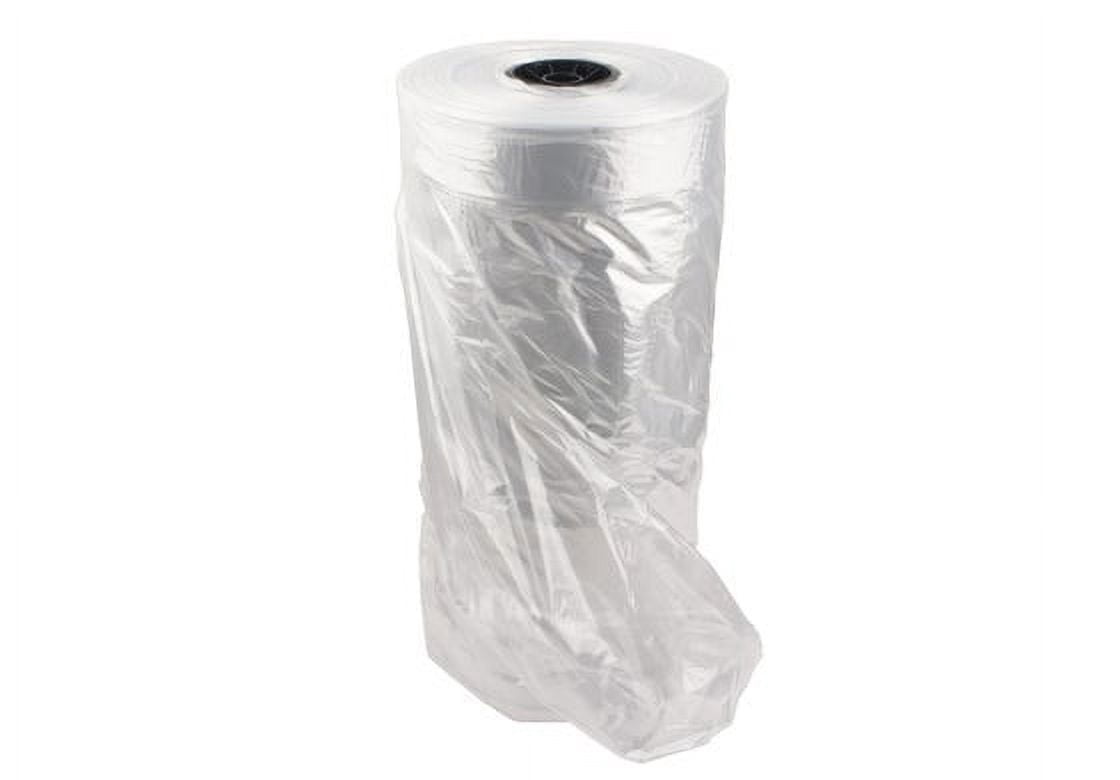 NAHANCO Plastic super weight disposable covers/garment bags on a roll ...