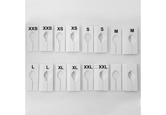 NAHANCO Clothing Rack Size Dividers For Home Or Clothing Store ...