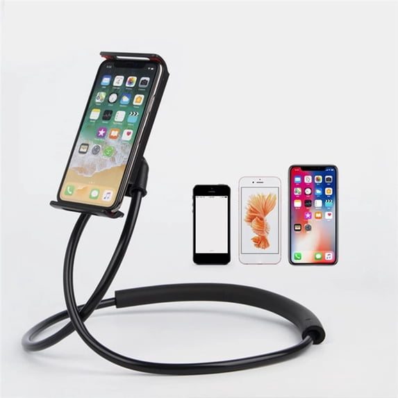 Flexible Cell Phone Holder Stand with Neck Hanging Design, 360 ...