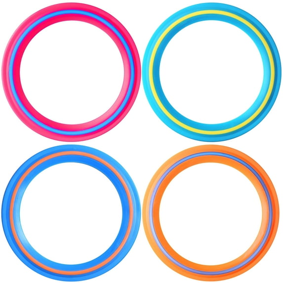 NAISHIER 4 Pcs 11 Inch Soft Discs Flying Discs for Adults, Lightweight ...