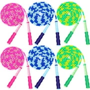 Kids Jump Ropes in Bright Colors and LED Lights for Outdoor Play