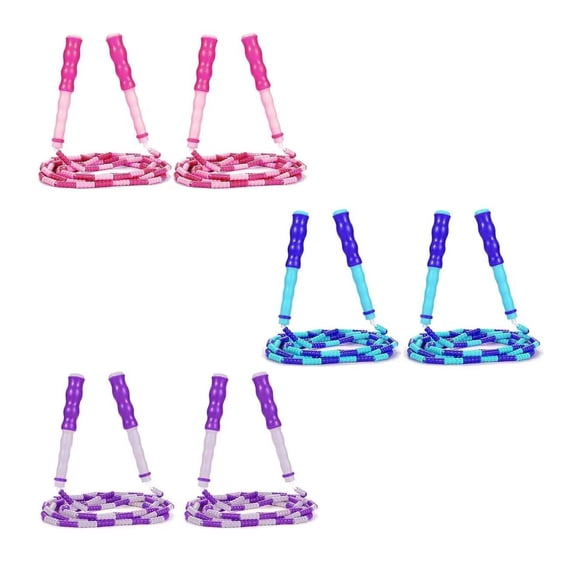 Kids Jump Ropes in Bright Colors and LED Lights for Outdoor Play