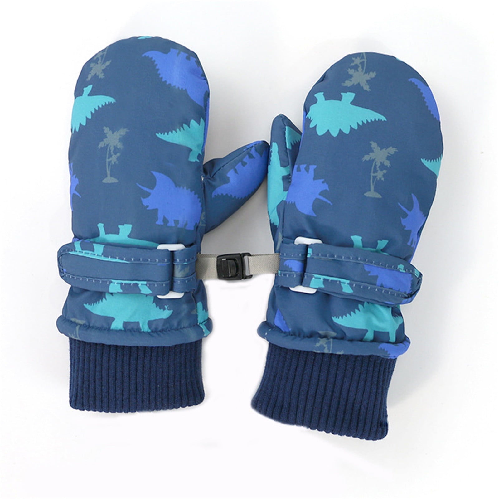 NAISIBABY Boys Girls Winter Gloves, New Prints Thickened Fleece Mittens ...