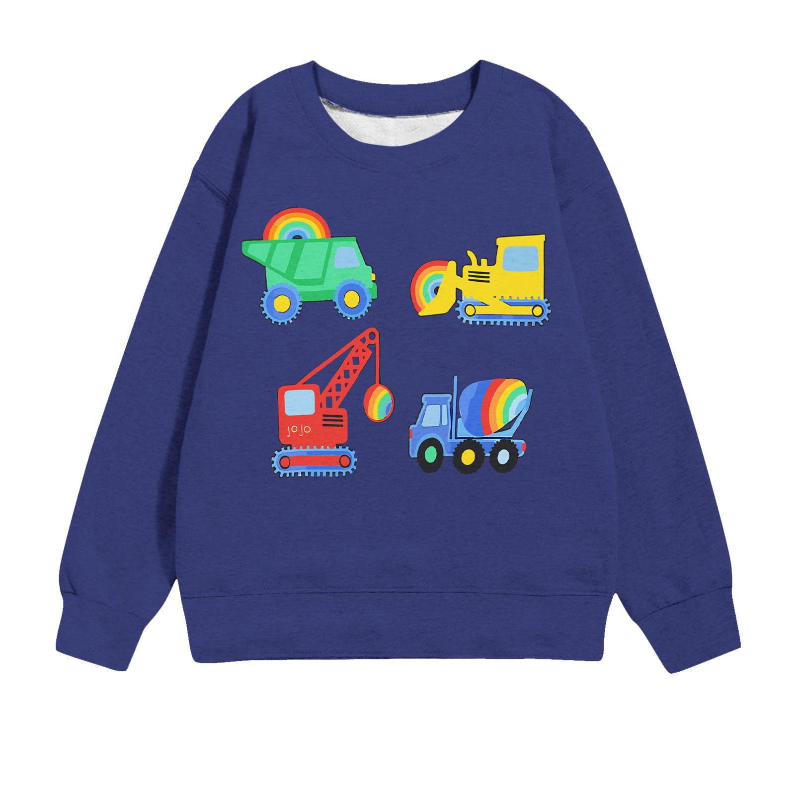 NAISIBABY Toddler Boys Sweatshirts, Crewneck New Print Long Sleeve Kids ...