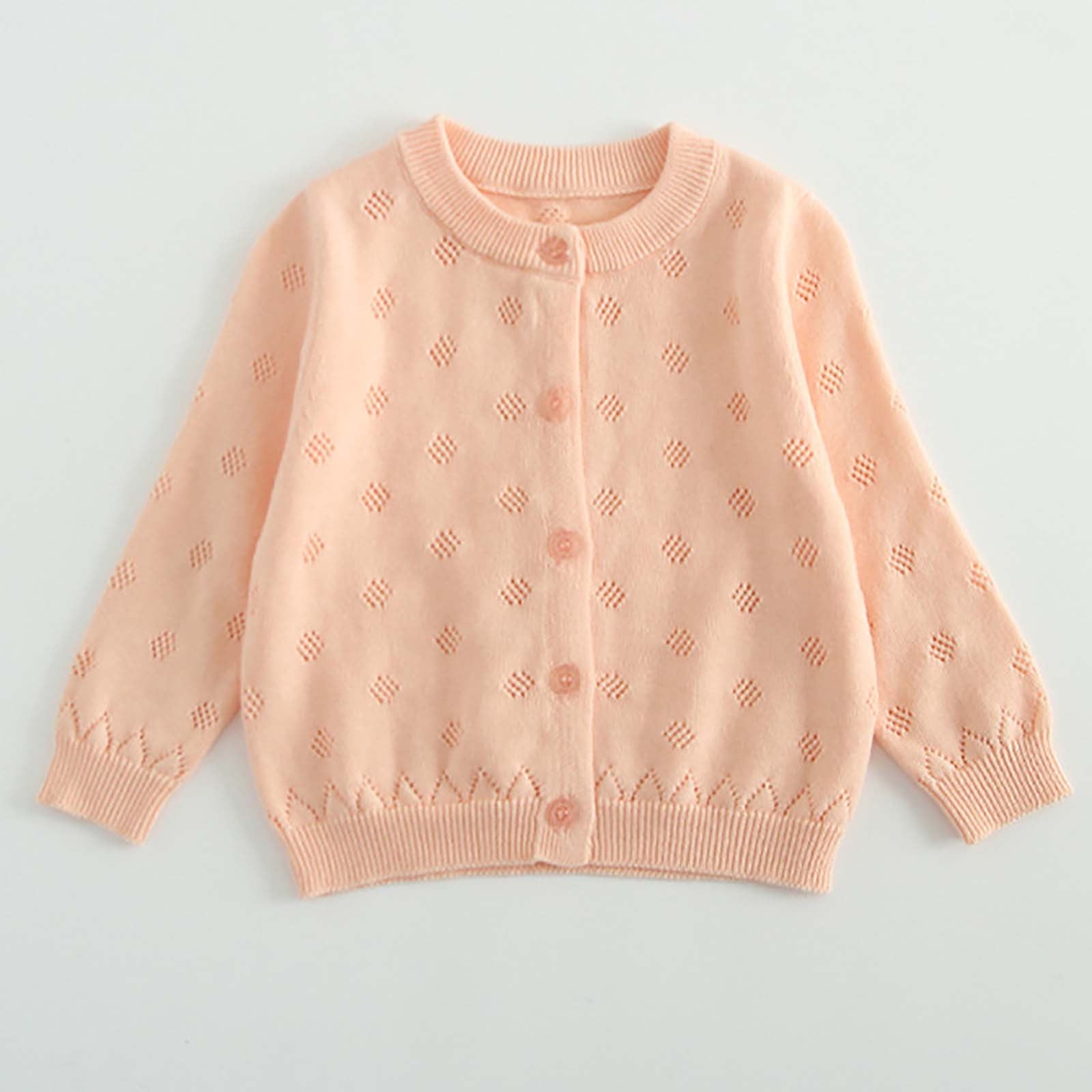 NAISIBABY Girls Cardigan Sweater, Casual Solid Button Up Long Sleeve ...