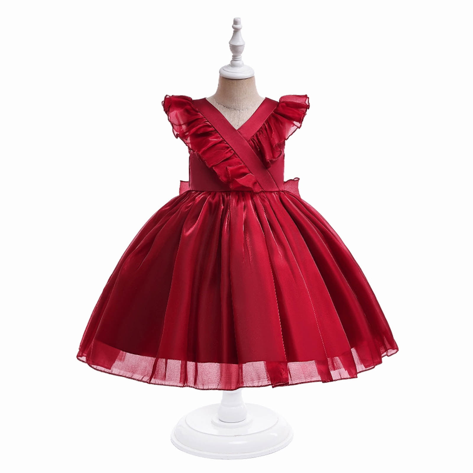 NAISIBABY Girls Princess Dress, Sequin Mesh Formal Pageant Dress ...