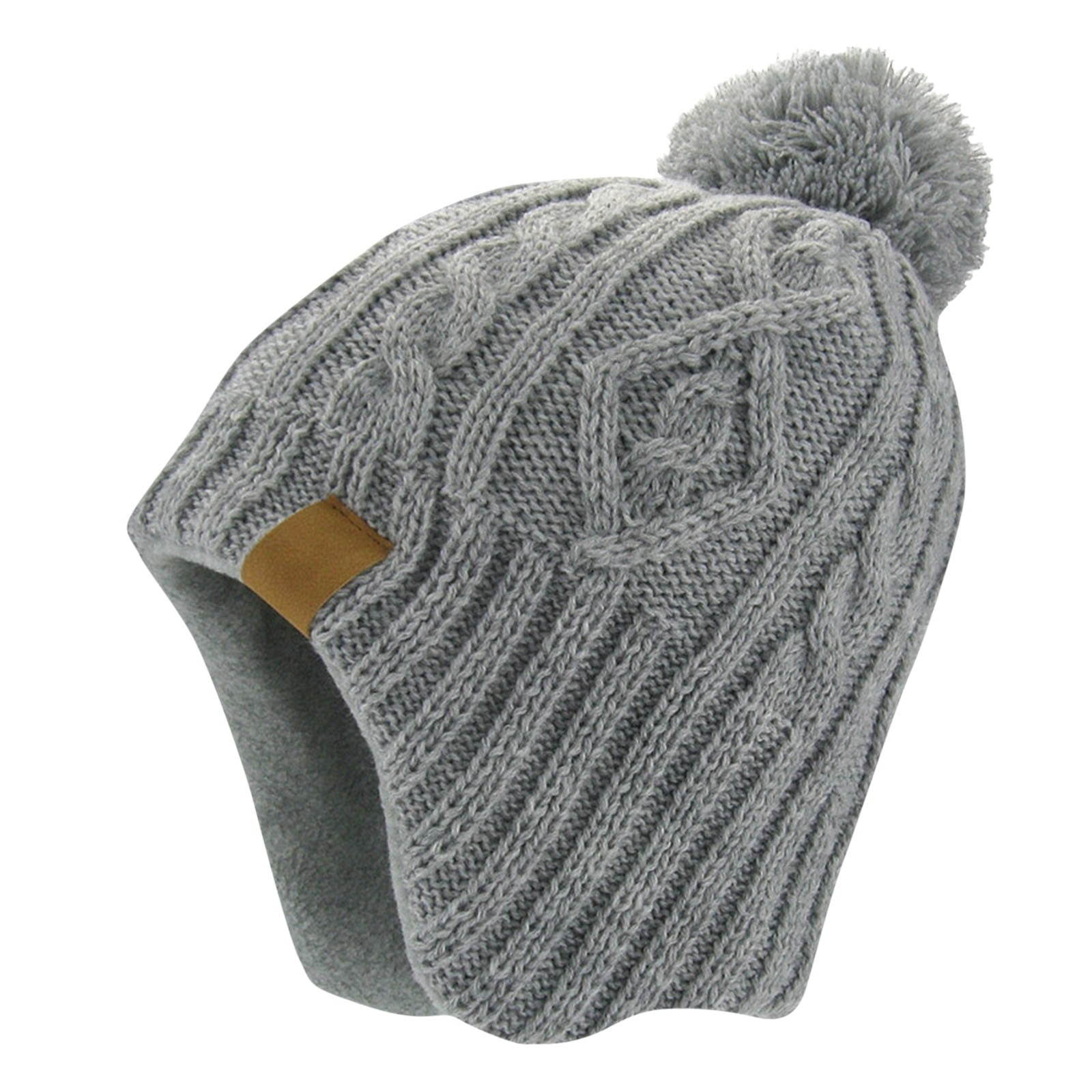 NAISIBABY Kids Boys Girls Knitted Beanie Hats, Winter Warm Solid Color ...