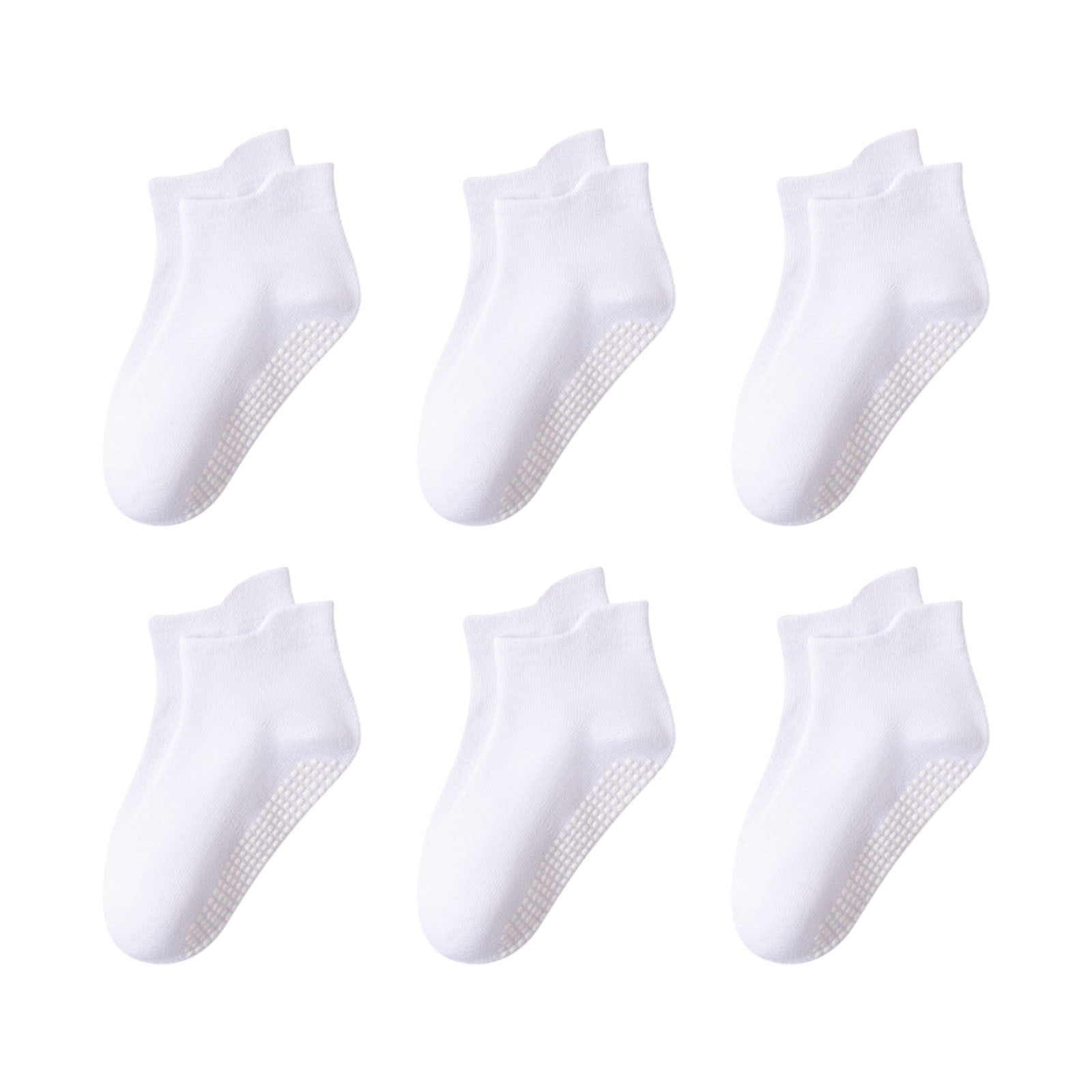 NAISIBABY Toddler Boys Girls Socks, Breathable Sameless Non Slip 6 ...