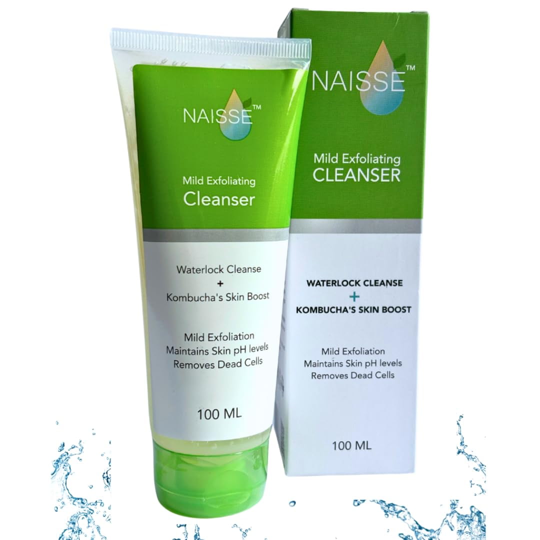 NAISS Mild Exfoliating Cleanser All Skin Types Maintains pH levels ...