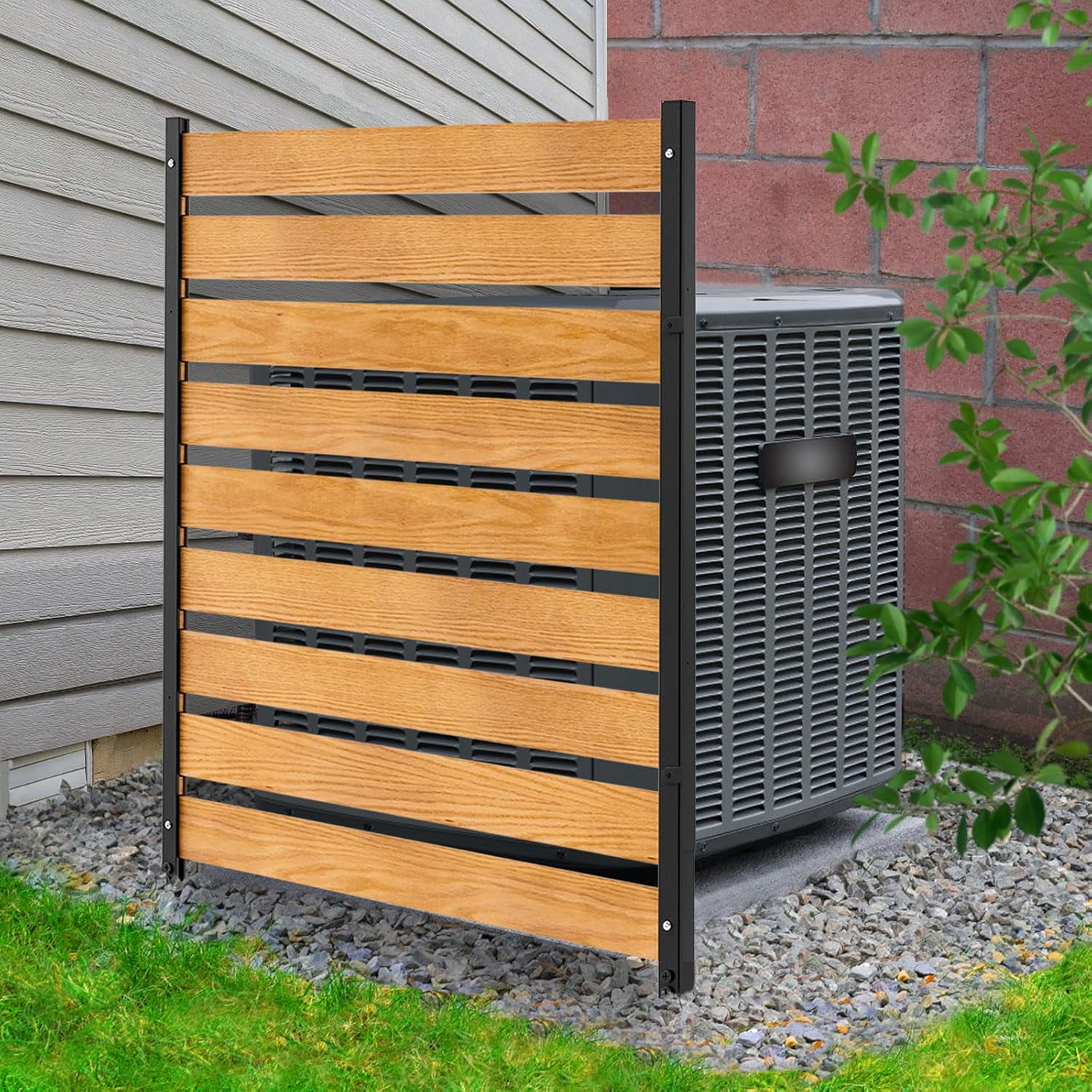NAIZEA Air Conditioner Fence Outdoor Privacy Fence Screen, Pool ...