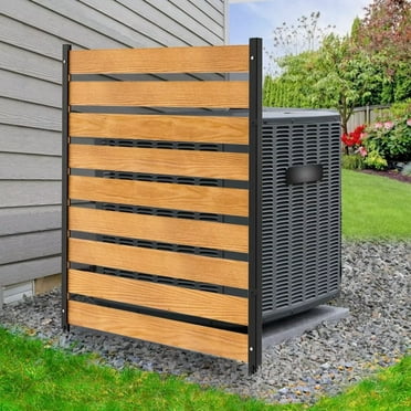 Air Conditioner Fence Screen Outside,Cedar Privacy Fence 3 Panels To ...