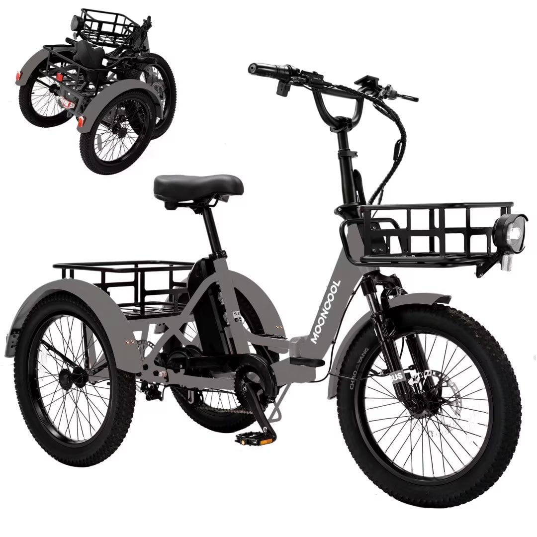 NAIZEA Electric Tricycle, 350W 36V Electric Trike Motorized Three Wheel ...