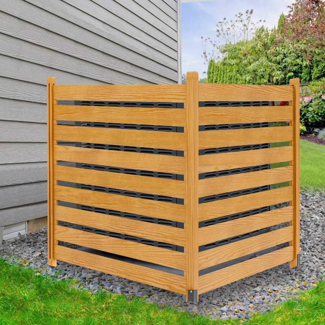 Trash Enclosure Outdoor Privacy Screens and Panels 48”W x 48”H Vinyl ...