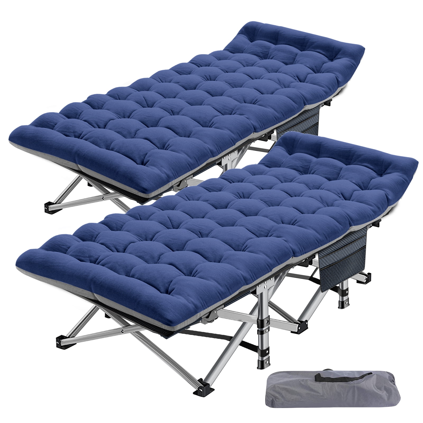 NAIZEA Folding Camping Cots for Adults Camping Bed Camp Cot Portable ...
