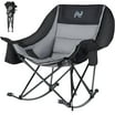 SunnyFeel Oversized Heated Camping Rocking Chair, Adult Outdoor ...