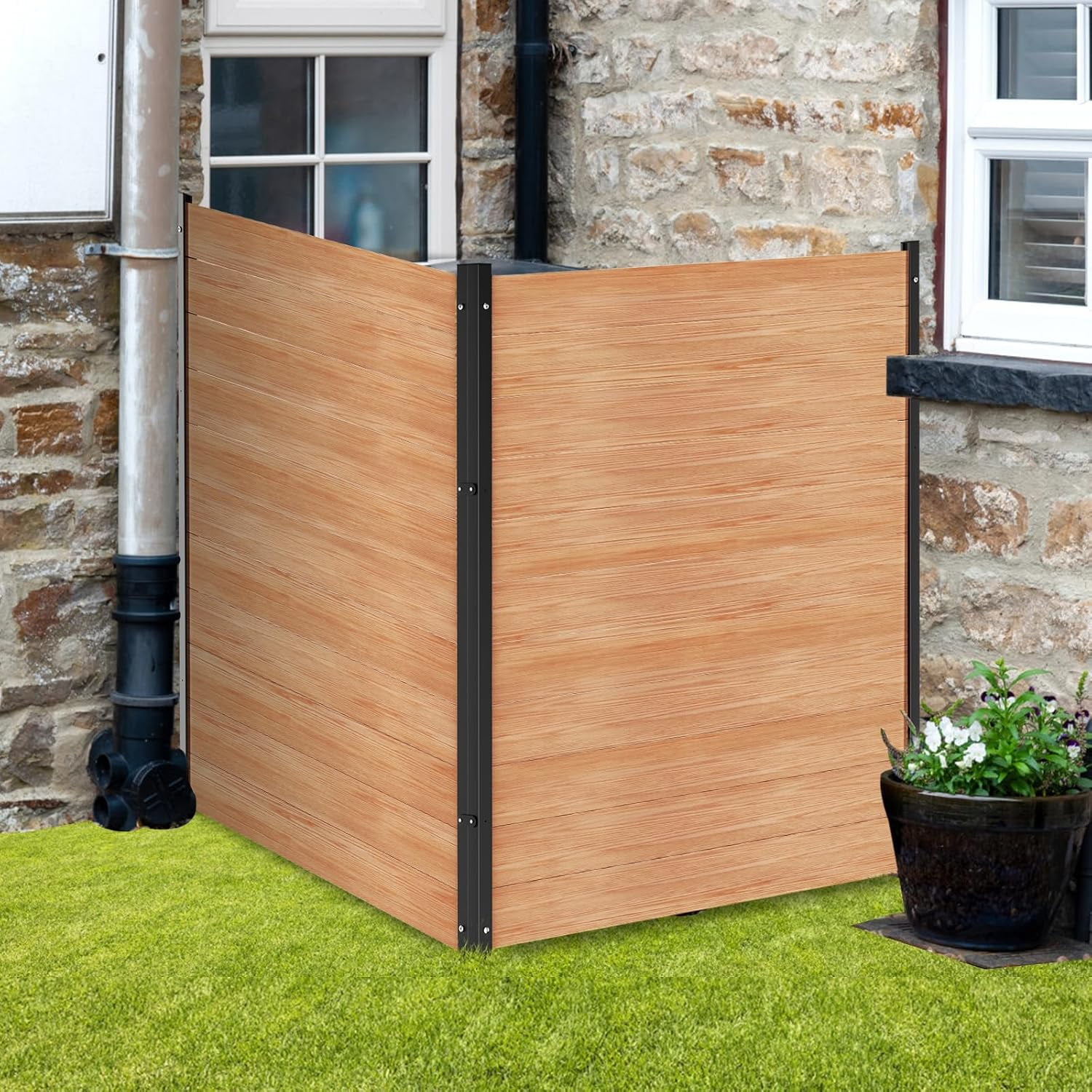 NAIZEA Privacy Fence Screen-36 W x 44" H Outdoor Privacy Screens, Air ...