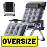 NAIZEA XL Oversized Zero Gravity Chair, Reclining Lounge Chair with ...