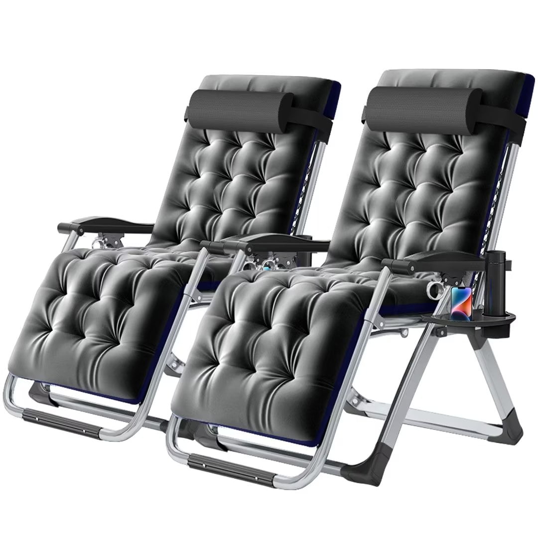 NAIZEA Zero Gravity Chair, Portable Folding Lawn Recliner with ...