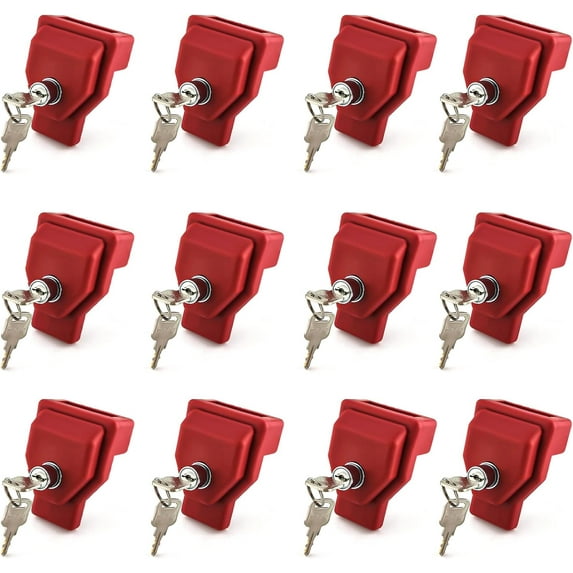 NAKAKEKO Plastic, Glad Hand Lock, Keyed Alike Pair (12-Pack) for ...