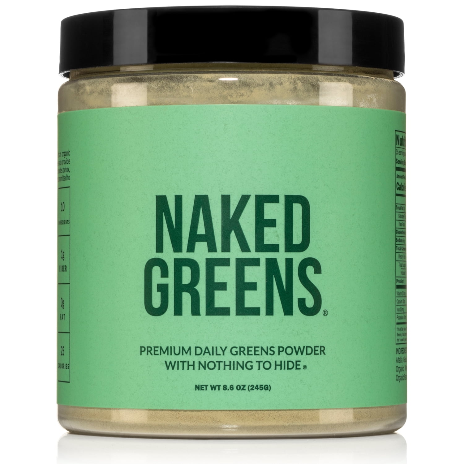 NAKED nutrition Super Greens Powder Organic Greens Supplement - Only 10 ...