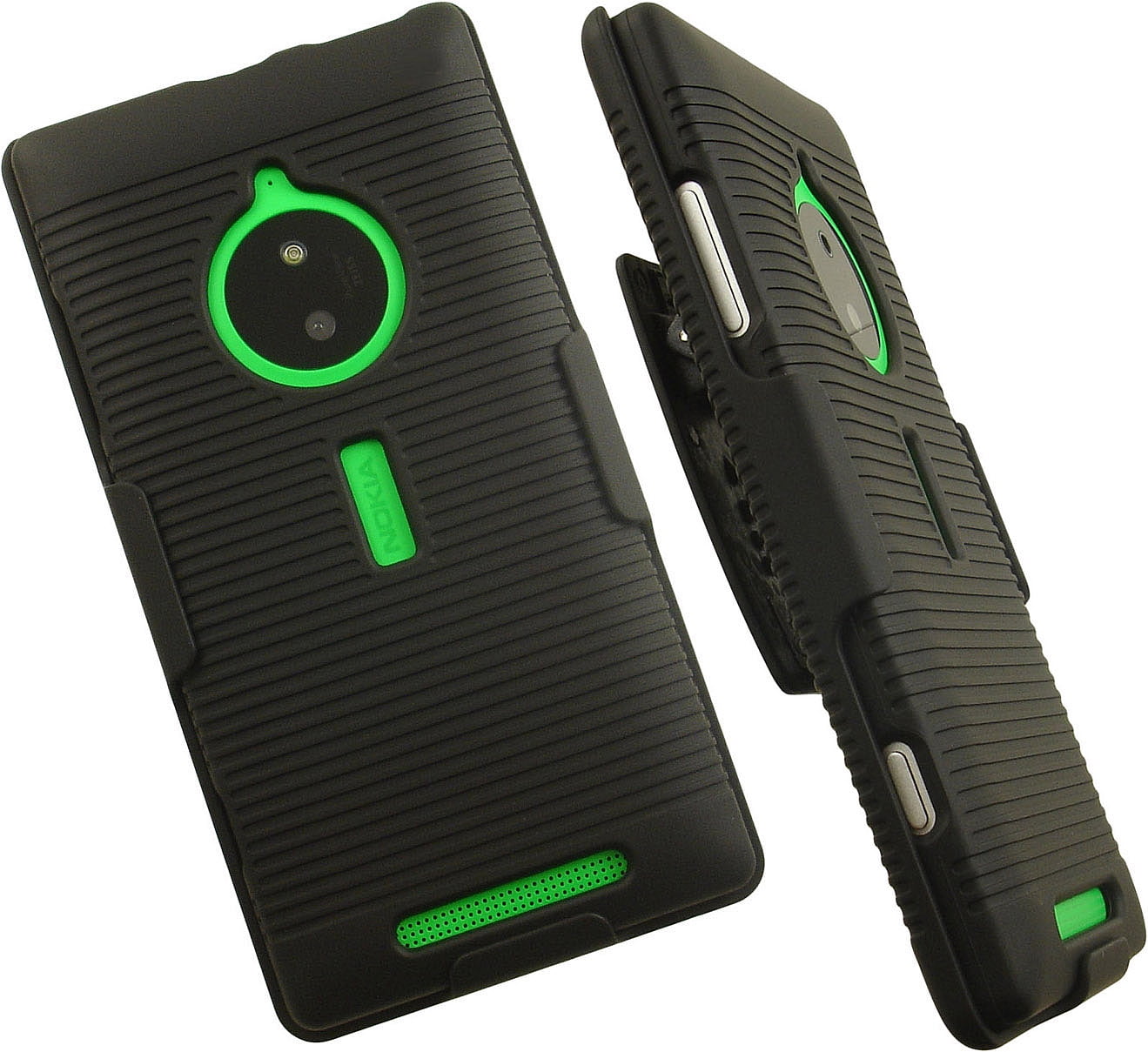 NAKEDCELLPHONE'S BLACK RUBBERIZED HARD CASE COVER + BELT CLIP HOLSTER ...