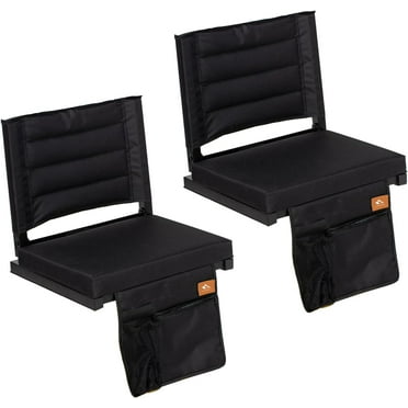2 Pack Stadium Seats for Bleachers with Back Support, Bleacher Seats ...