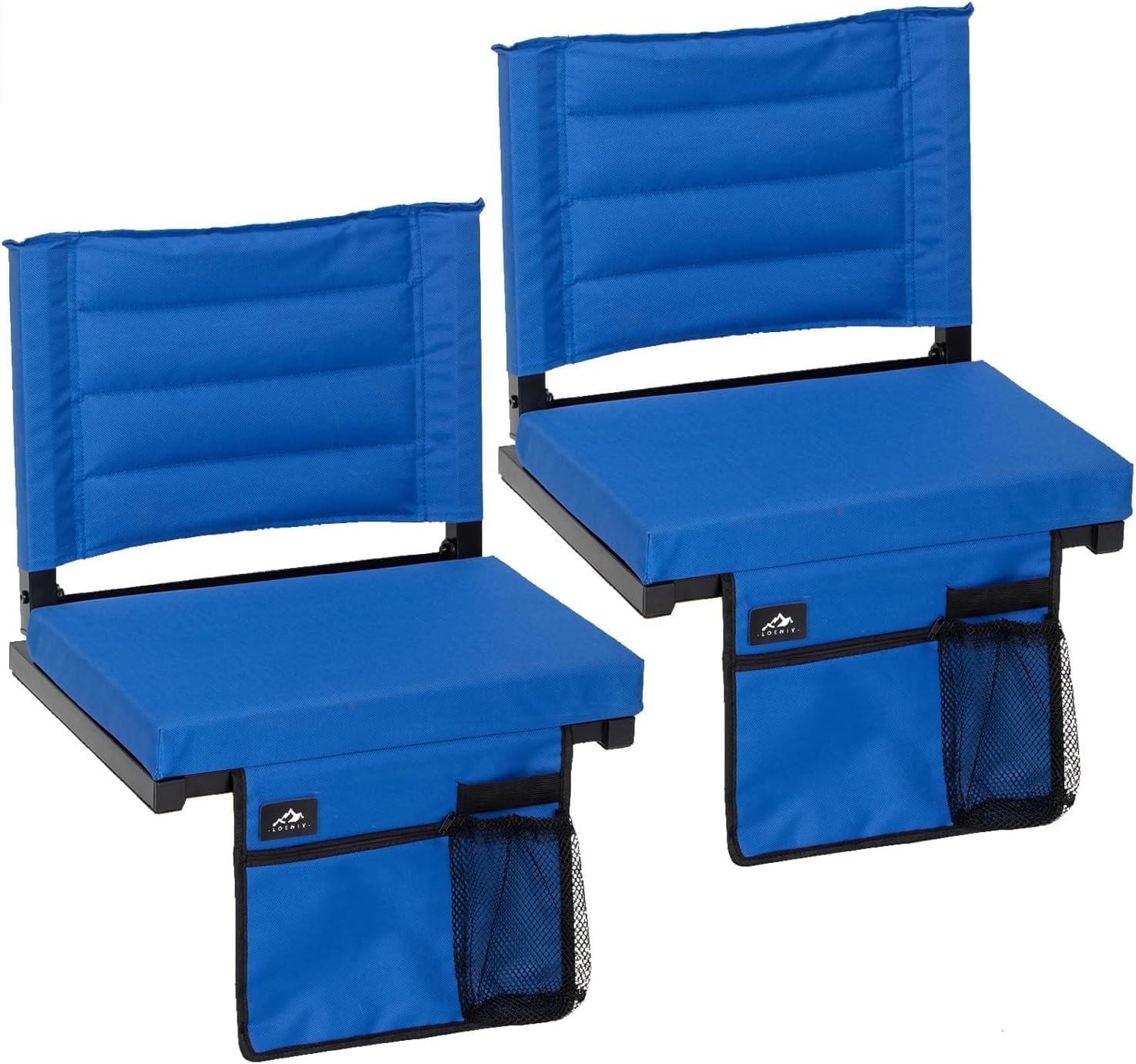 NALONE 2-Pack Stadium Seats with Back Support, Extra Padding, Carry ...