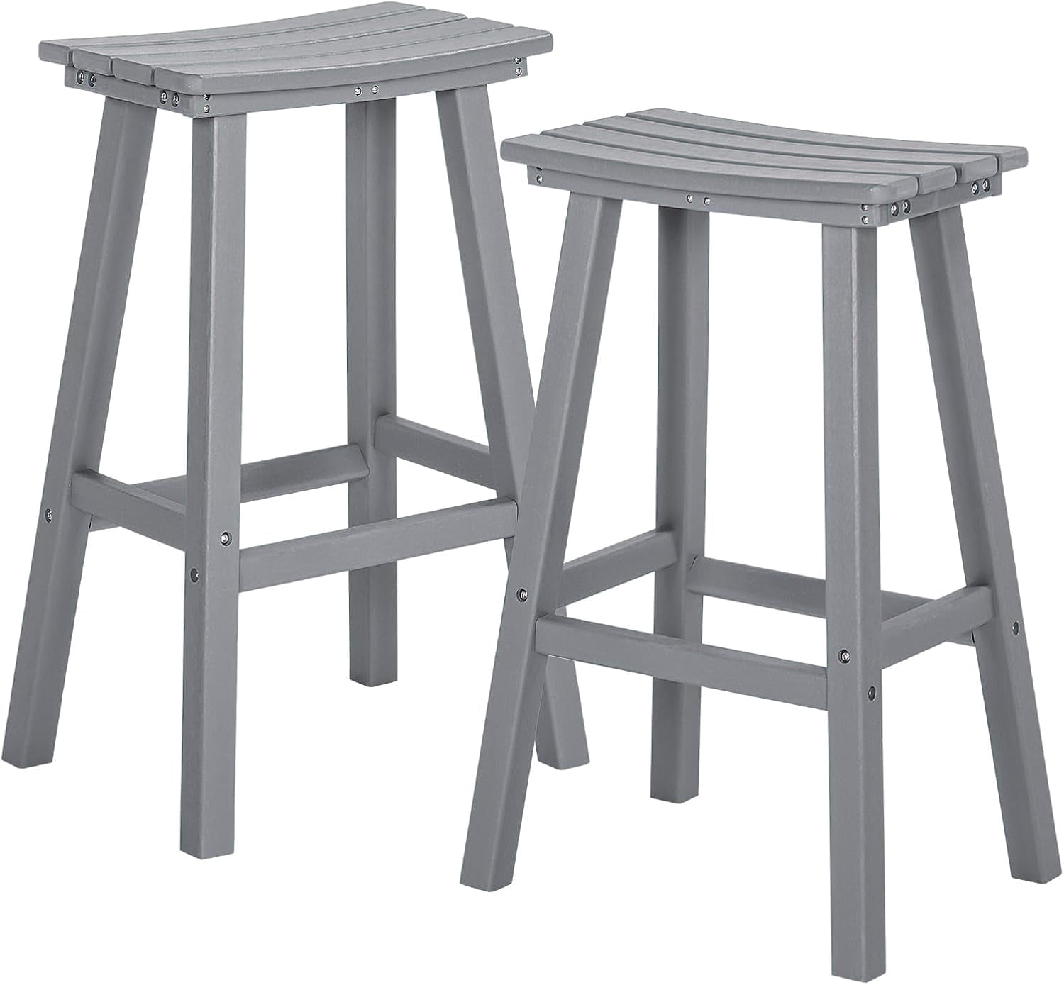 Nalone, Outdoor Bar Stools, 29 Inch, Durable HDPE Chairs - Walmart.com