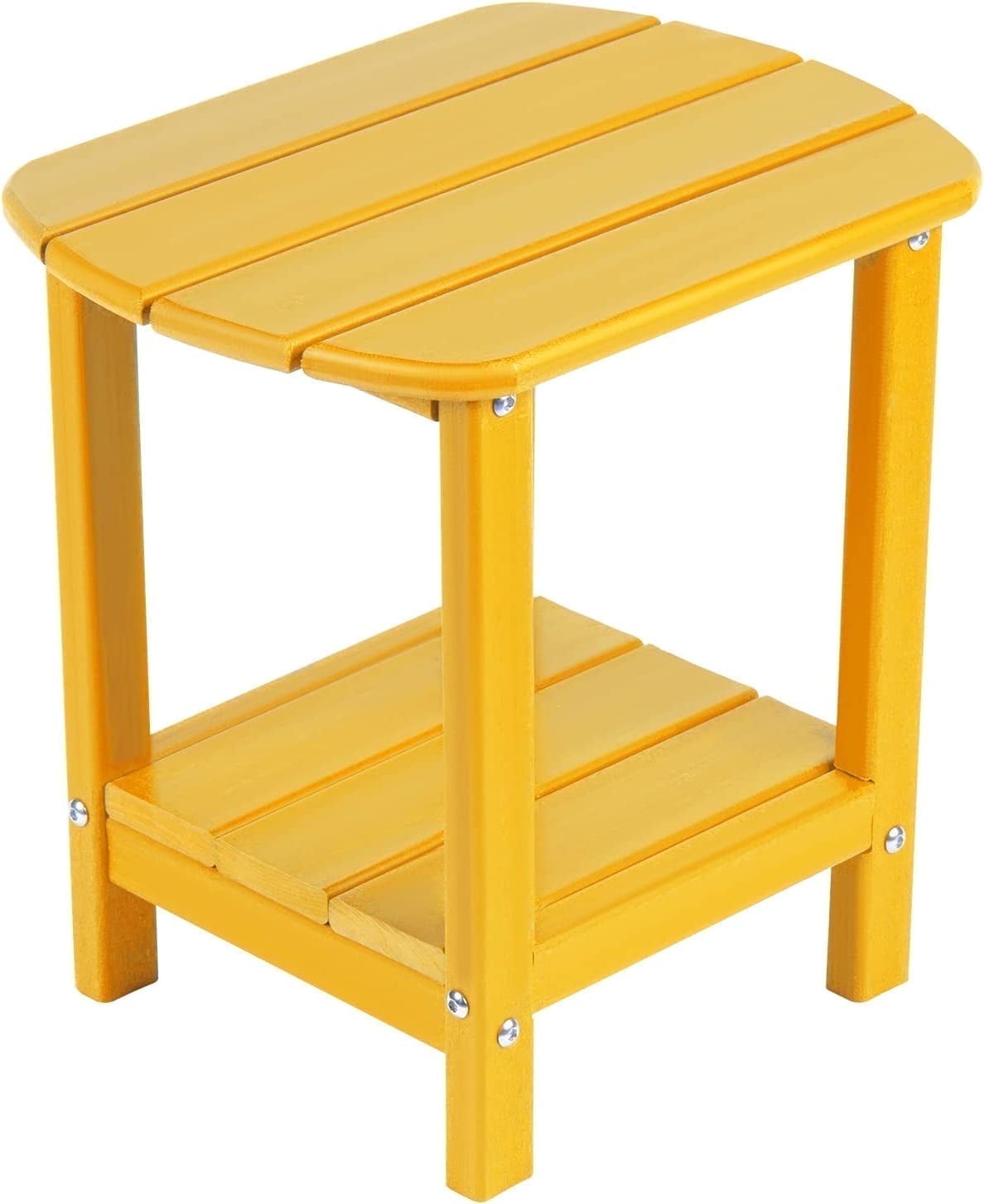 "NALONE Adirondack Double Layer Outdoor Side Table, UV Resistant HDPE ...
