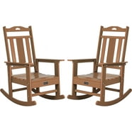 SWITTE Outdoor Rocking Chair, Indoor Lounge Rocking Chair with Cushion ...