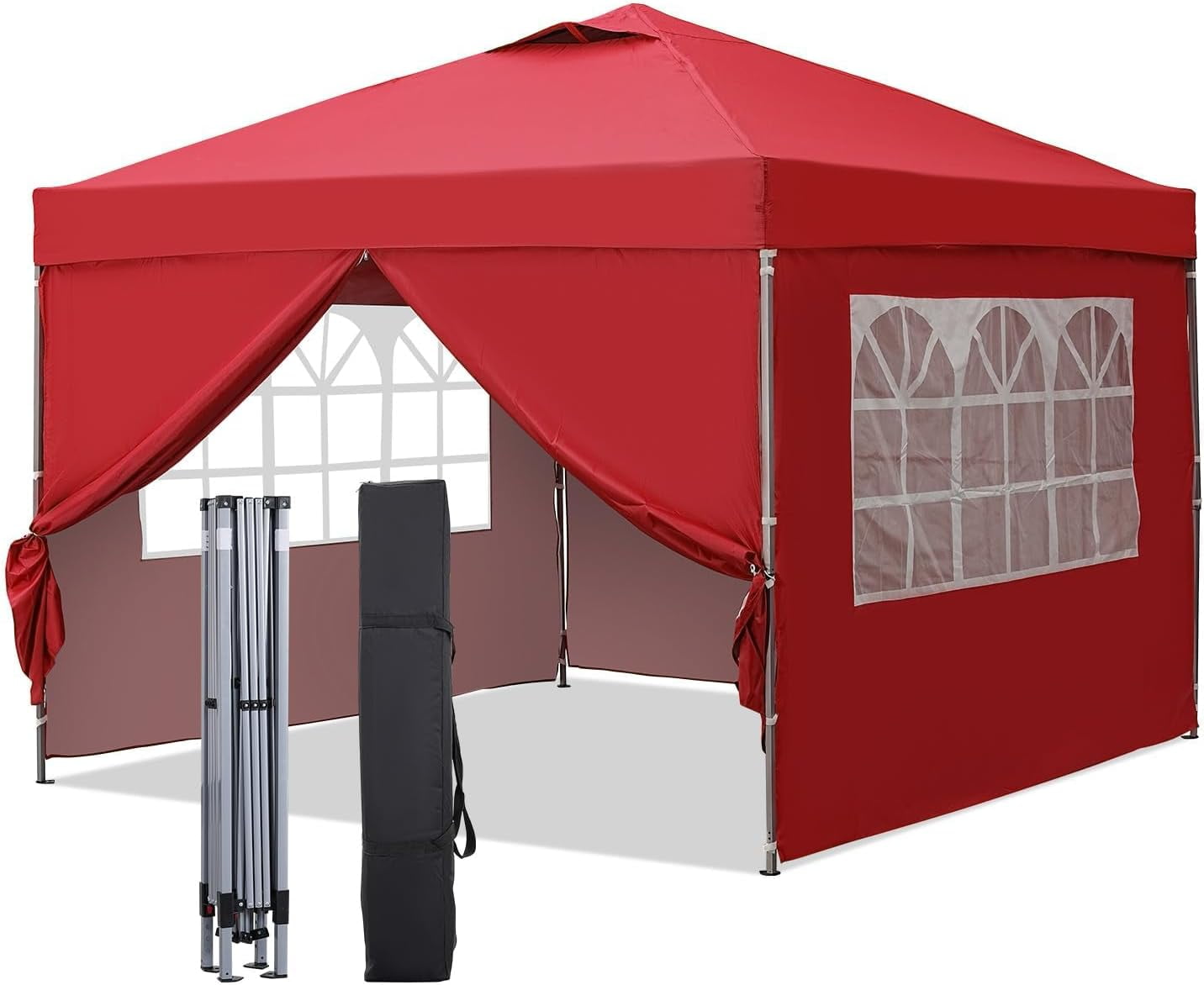 NALYL 10x10 Ft Outdoor Pop Up Canopy Tent, Patio Tent, Commercial Portable Instant Folding ...