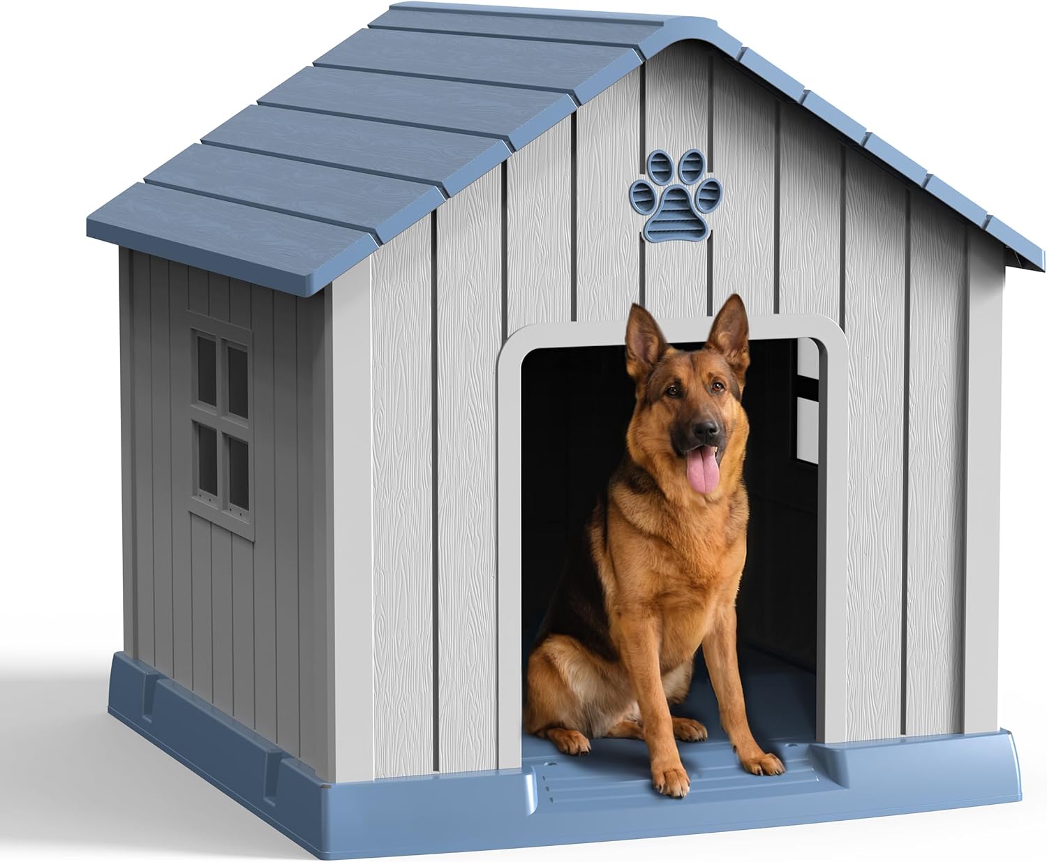 NALYL Indoor Outdoor Waterproof Dog House, Puppy Shelter with Air Vents ...