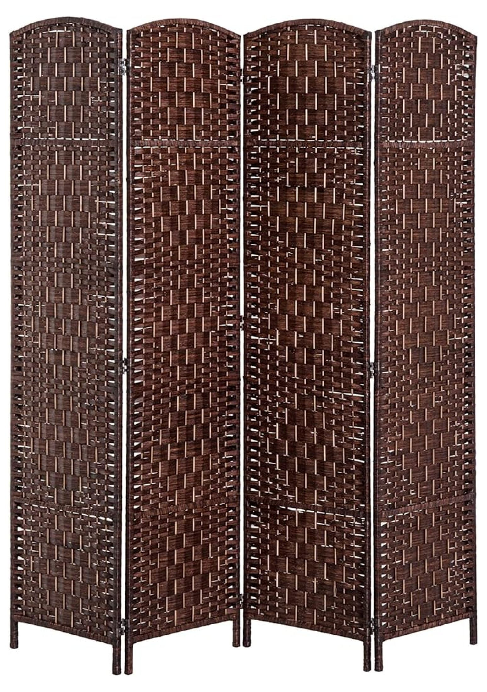 NALYL Room Divider 4 Panels Folding Privacy Screen 6FT Tall Portable ...