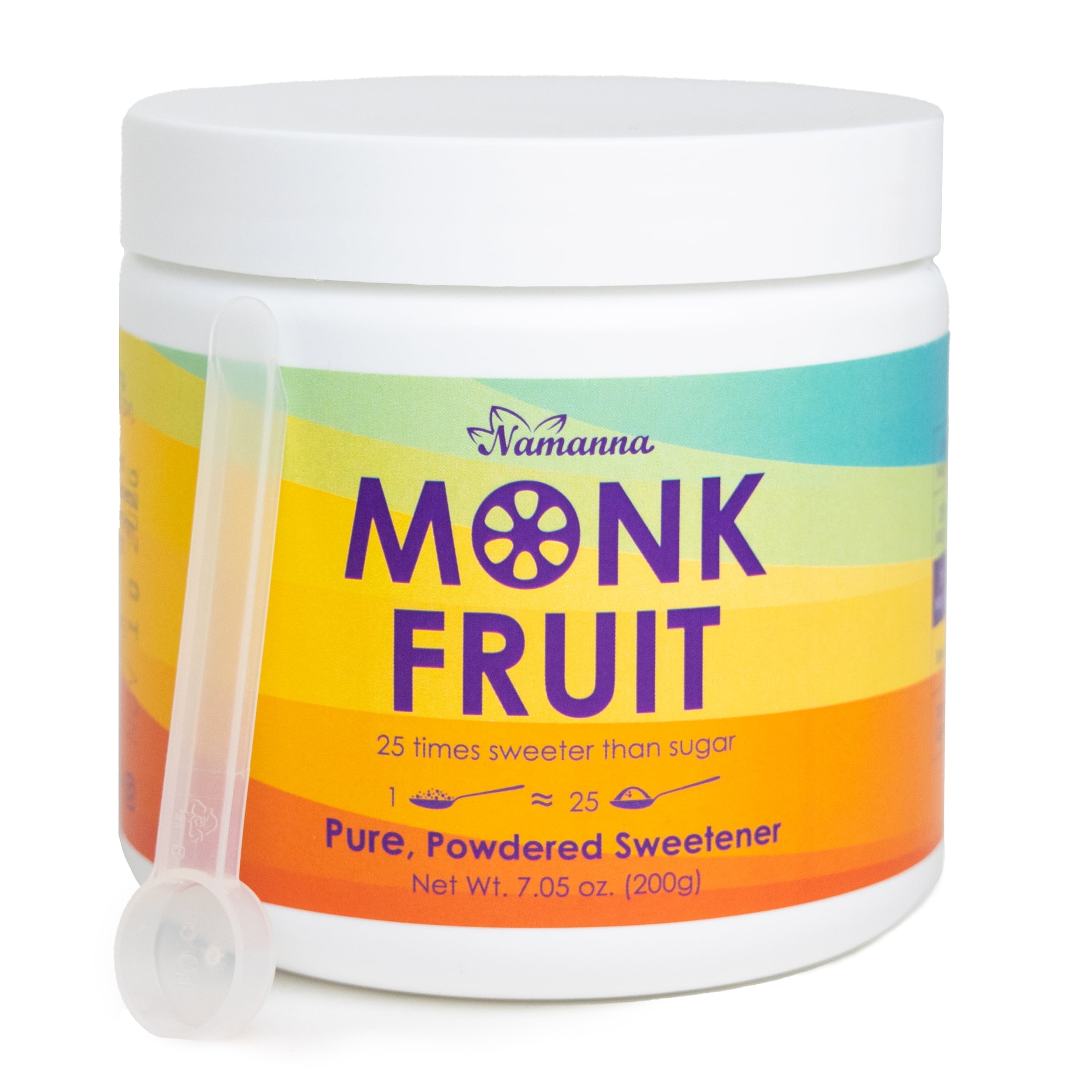NAMANNA Organic Monk Fruit Extract Sweetener - Zero Calorie, Zero Carb ...
