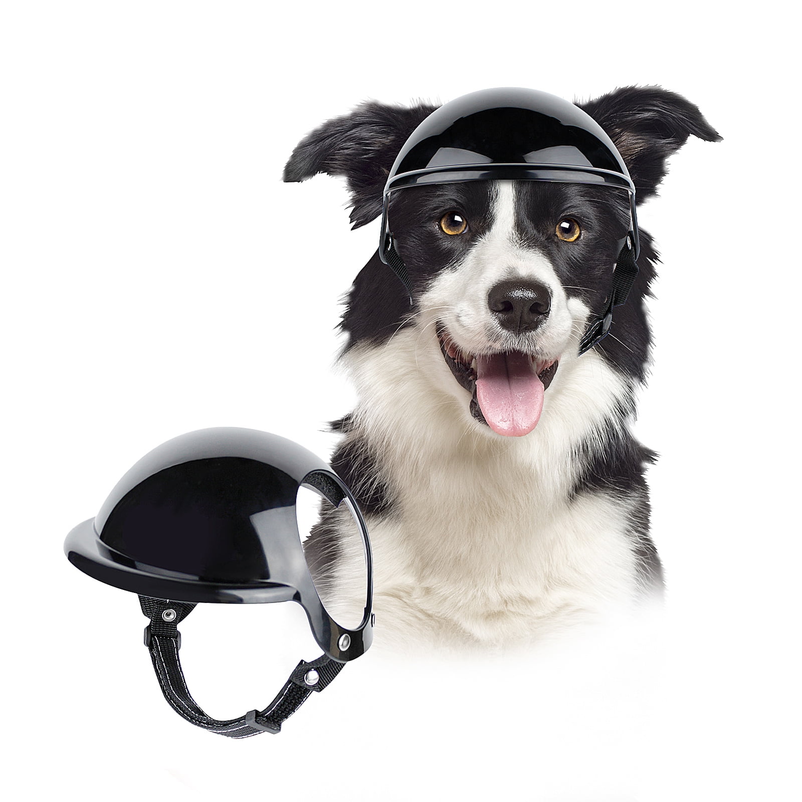 NAMASN Dog Helmet for Dog, Dog Motorcycle Helmet with Ear Holes and ...