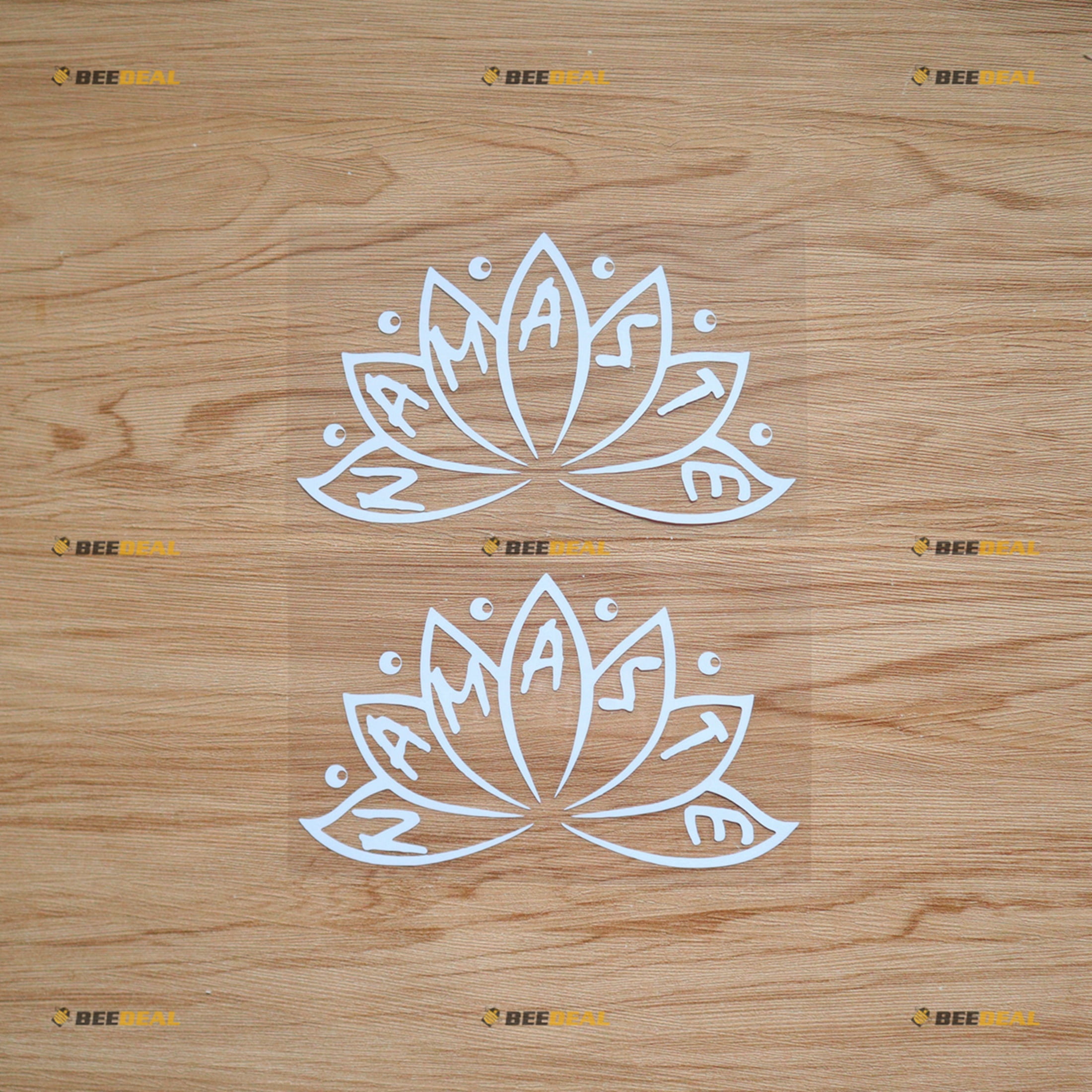 NAMASTE Lotus Flower Yoga India Nepal Sticker Decal Vinyl - 2 Pack ...