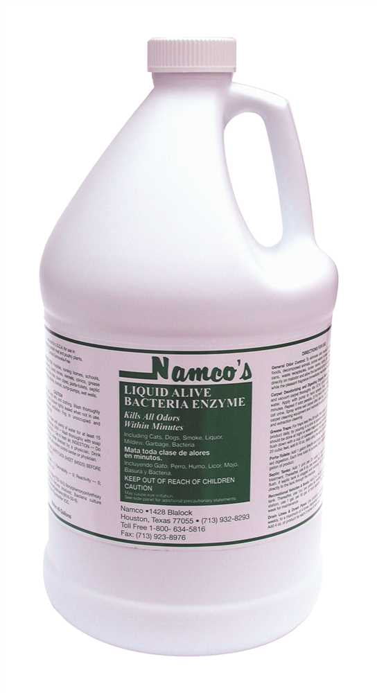 NAMCO 4116 LIQUID ALIVE BACTERIA ENZYME TREATMENT, GALLON White ...