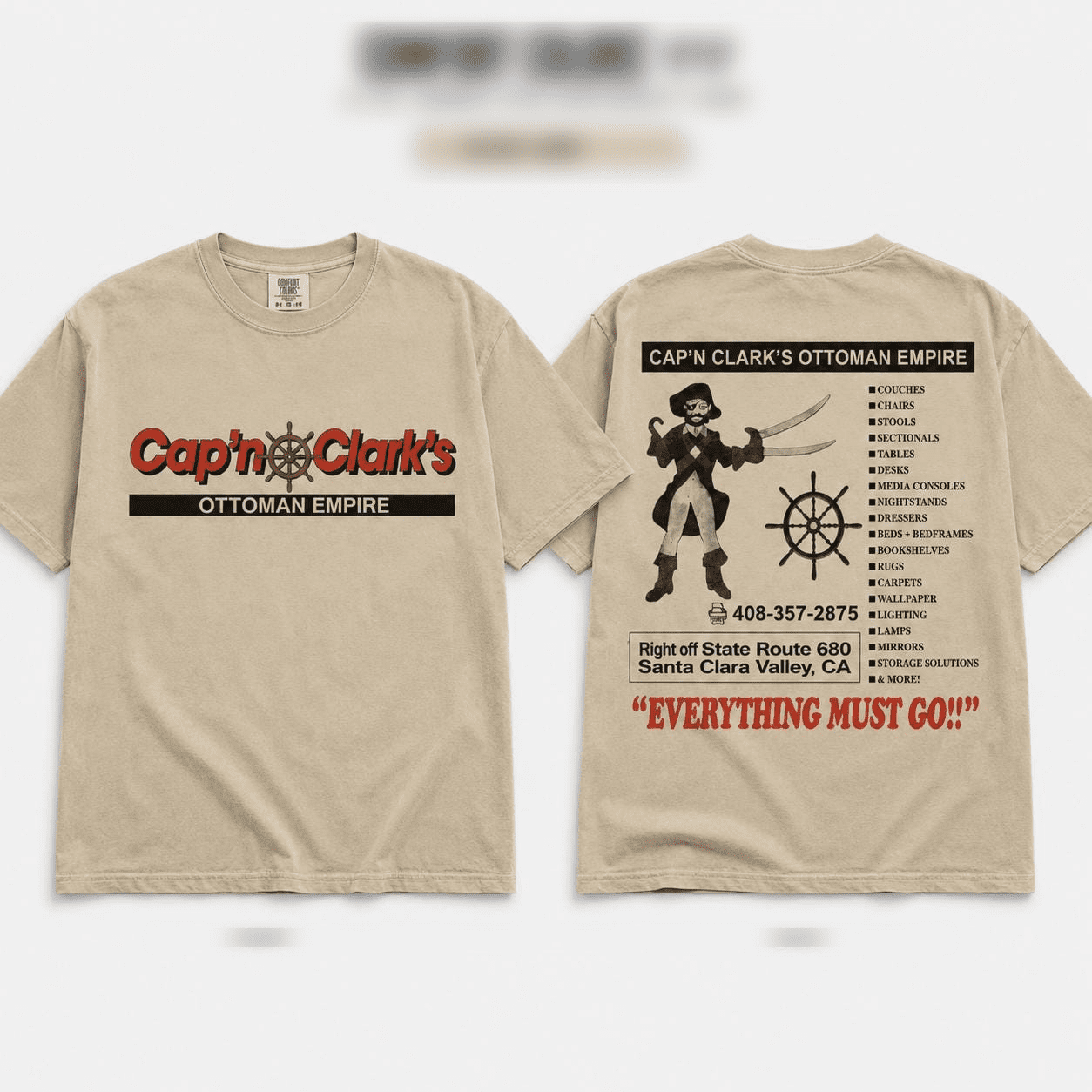 NAMENT Cap’n Clark’s Ottoman Empire Shirt, Denim M - Walmart.com