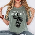 NAMENT Christian American F.lag Faith Shirt Patriotic Cross Comfort ...