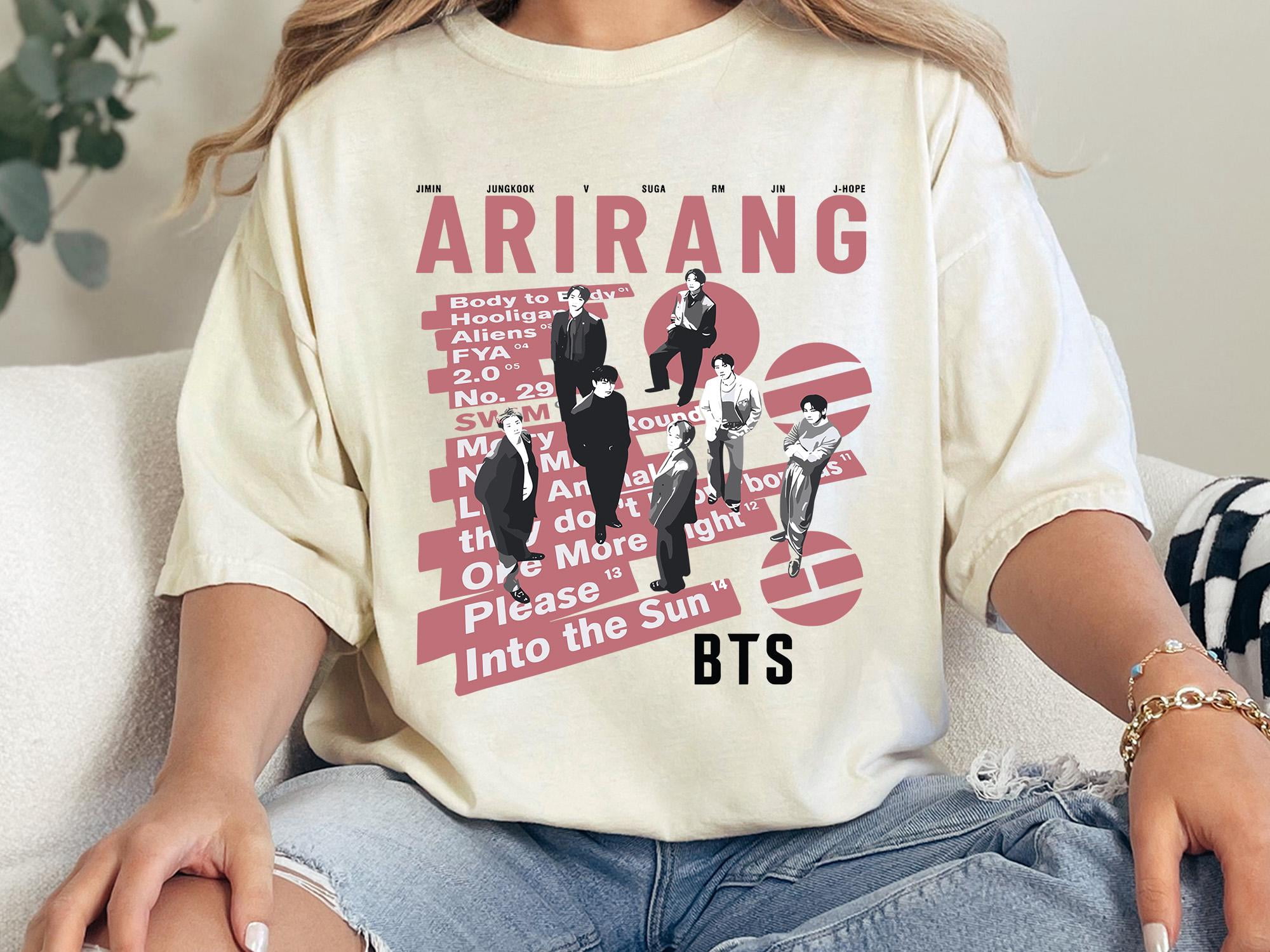 NAMENT Comfort Colors® Retro Arirang Tour Shirt, Trendy Summer Music ...