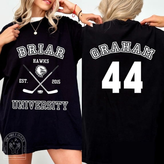 NAMENT Off Campus Briar University Vintage T-shirt. Graham 44 Hockey ...