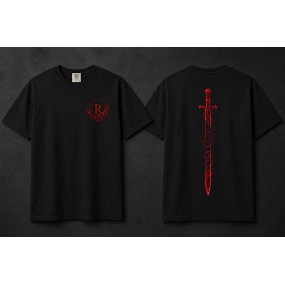 NAMENT Red Rising Shirt, Still I Rise Sword Tee, Sci Fi Fantasy Book ...